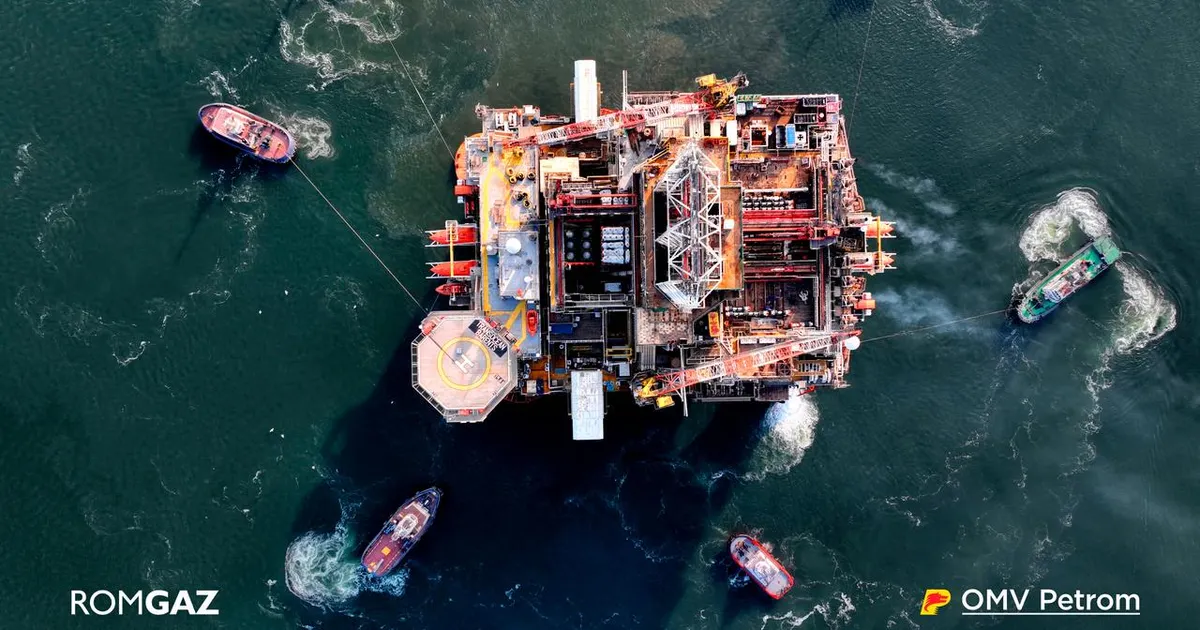 OMV Petrom and ROMGAZ spud the first gas production well of Neptun Deep ...